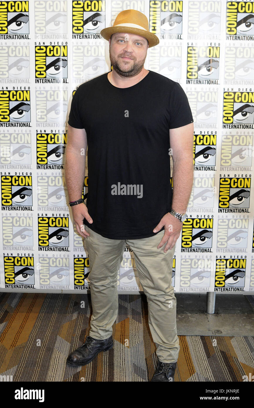 Drew Powell attends the 'Gotham' press line during Comic-Con International 2017 at Hilton ...