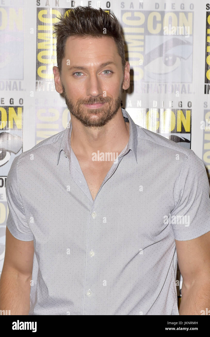 Derek Wilson attends the 'Future Man' press line during Comic-Con ...