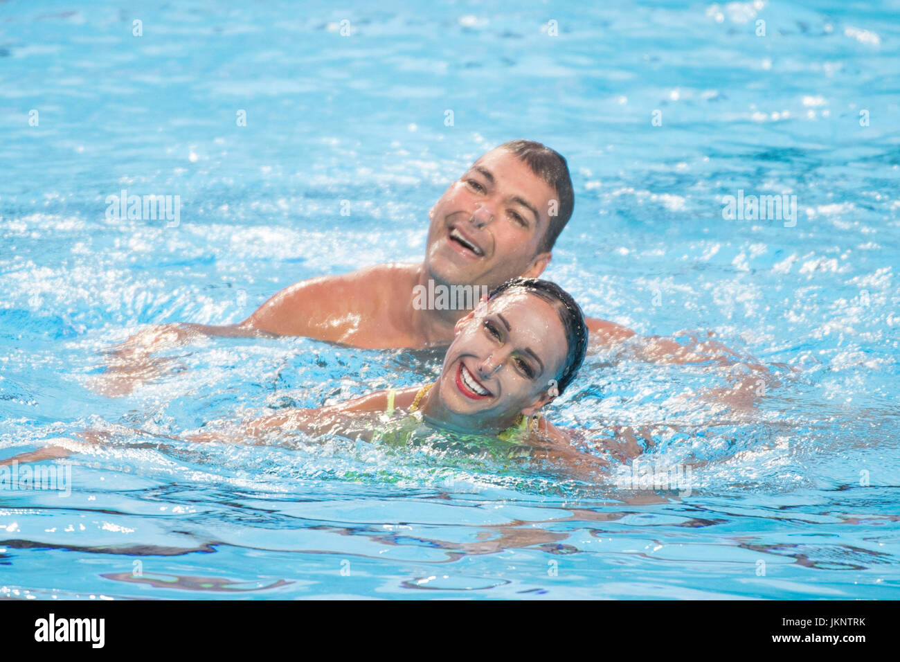 Budapest, Hungary. 22nd July, 2017. Rene Robert Prevost & Isabelle ...