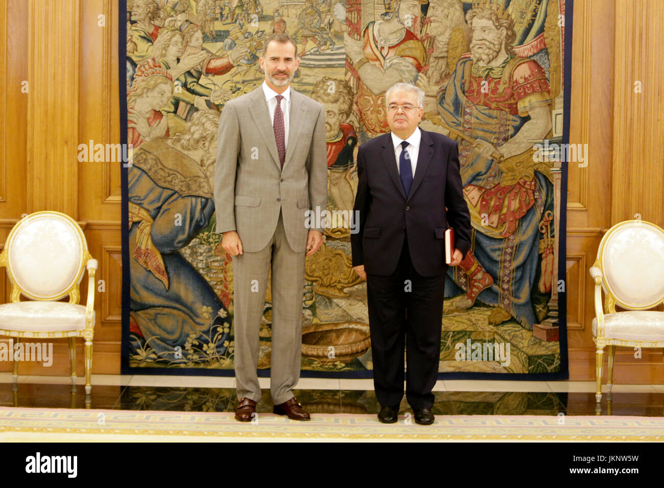 Madrid, Spain. 24th July, 2017. King Felipe VI of Spain during a ...