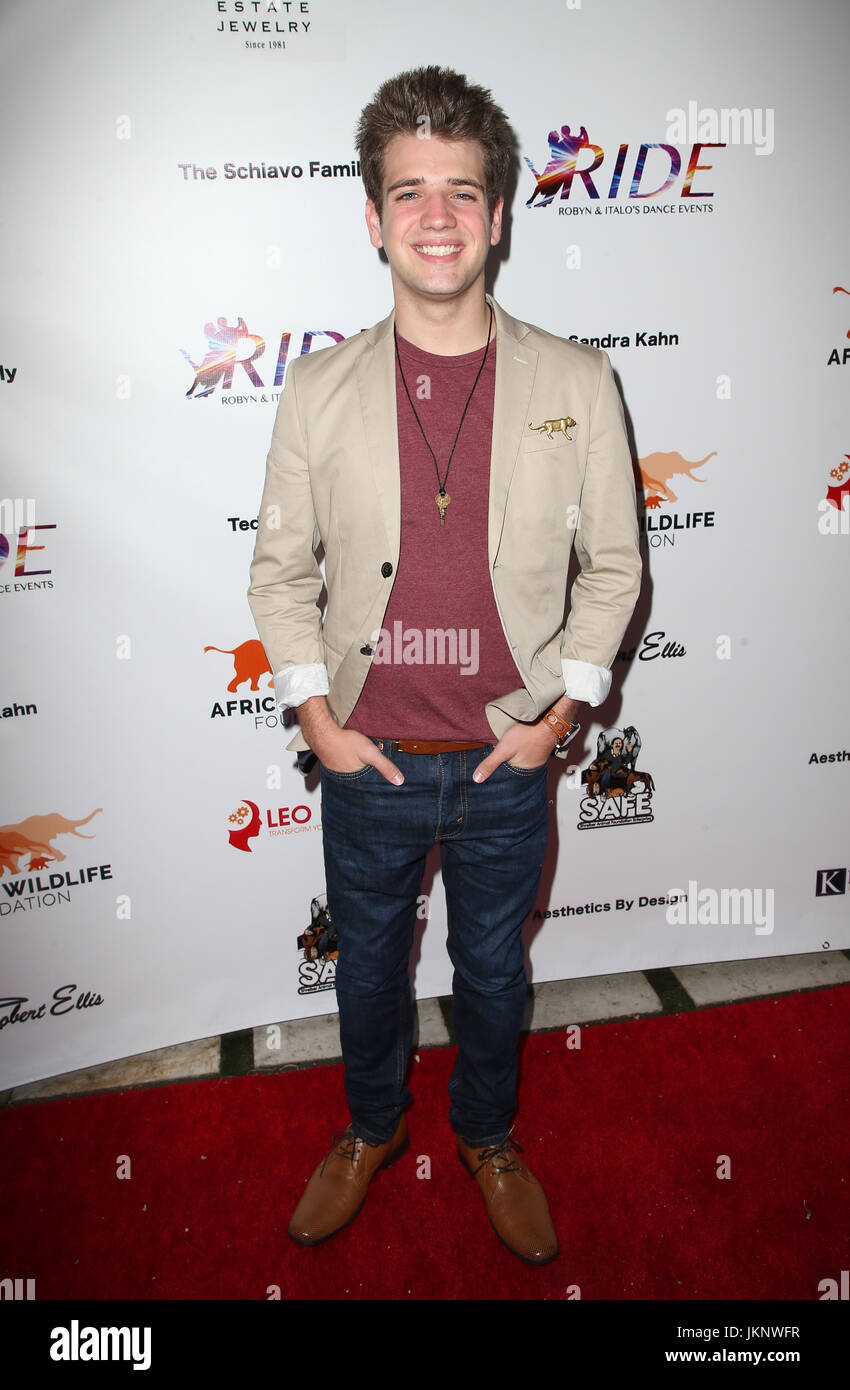 HOLLYWOOD, CA - JULY 23: Brandon Tyler Russell, At Ride Foundation ...