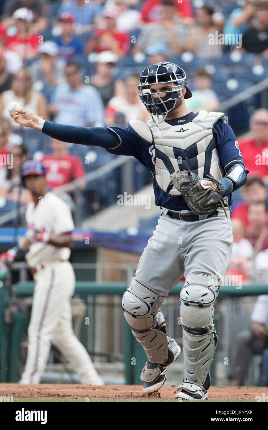 Philadelphia, Pennsylvania, USA. 23rd July, 2017. Milwaukee Brewers ...