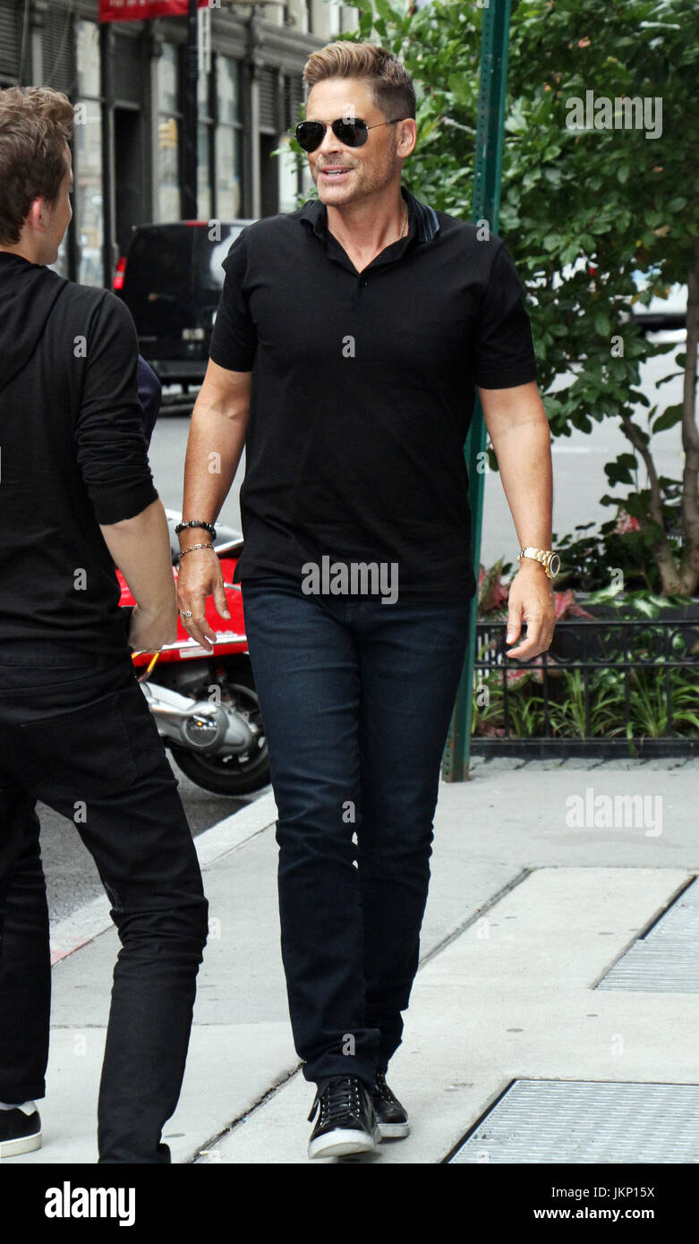 New York, NY, USA. 24th July, 2017. Rob Lowe, at AOL Build promoting ...