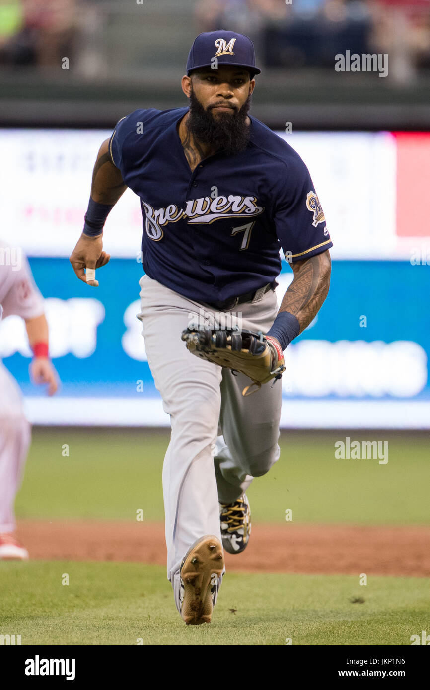 Philadelphia, Pennsylvania, USA. 21st July, 2017. Milwaukee Brewers ...