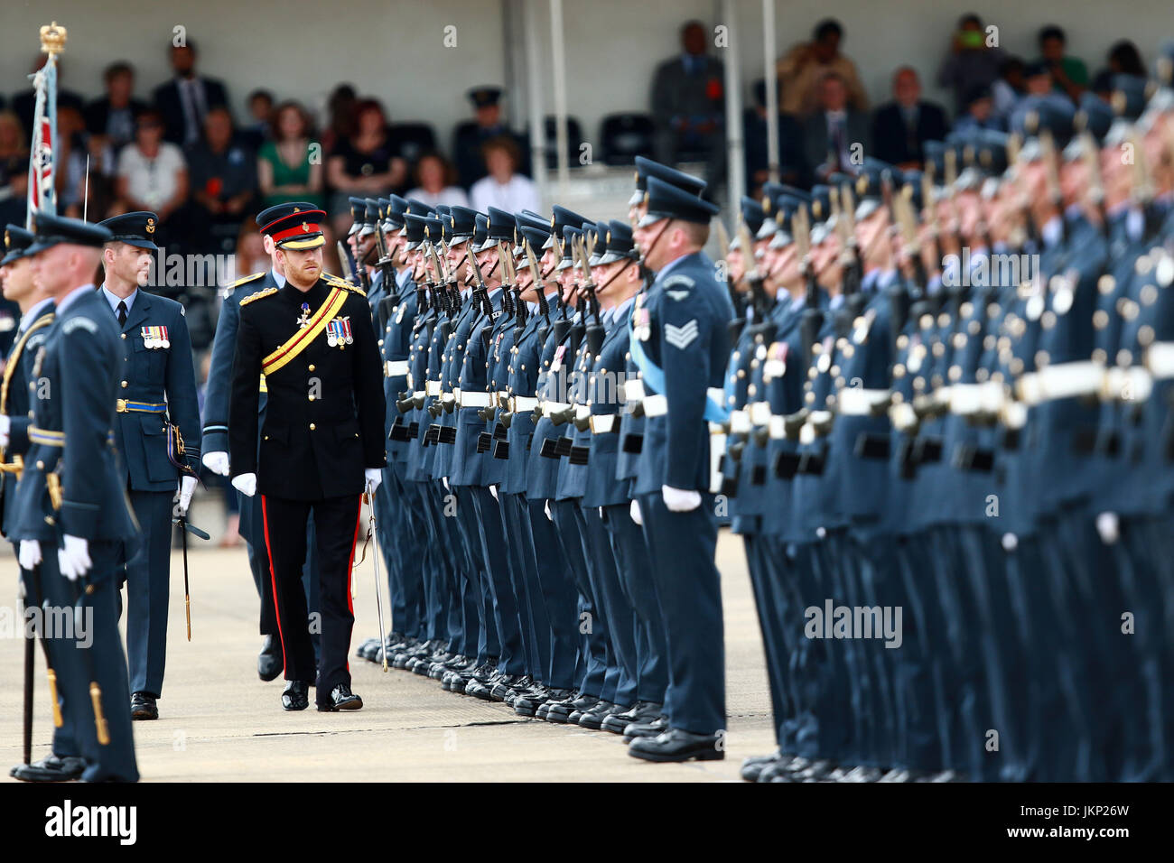 HRH Prince Harry today visited RAF Honington in Suffolk. The Commandant ...