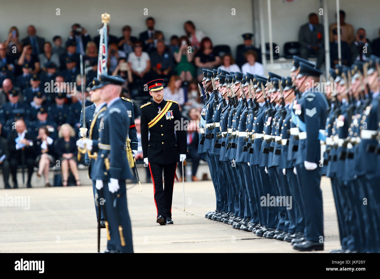 HRH Prince Harry today visited RAF Honington in Suffolk. The Commandant ...