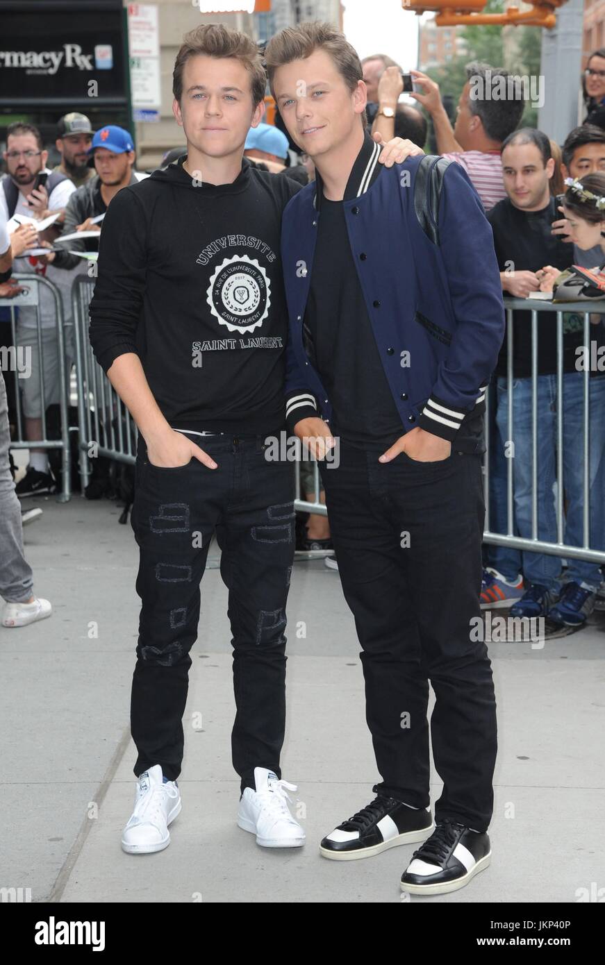 New York, NY, USA. 24th July, 2017. John Owen Lowe, Matthew Lowe out ...
