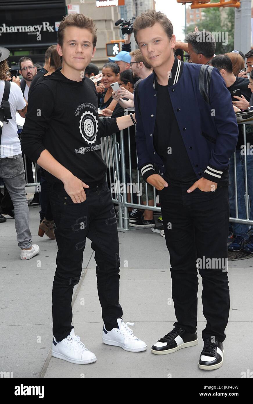 New York, NY, USA. 24th July, 2017. John Owen Lowe, Matthew Lowe out ...