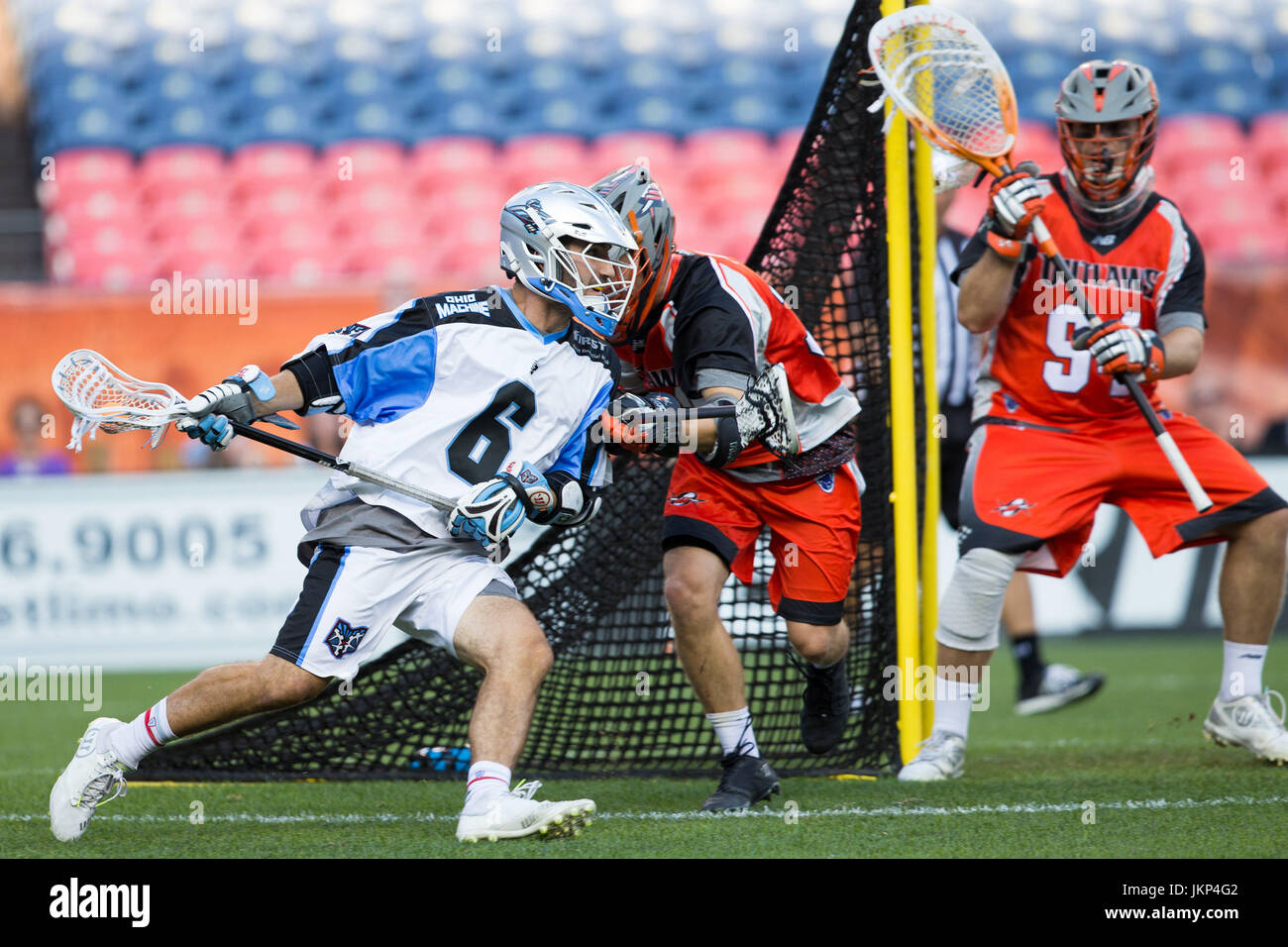 July 23, 2017: Ohio Machine Connor Cannizzaro (6) during an MLL matchup ...