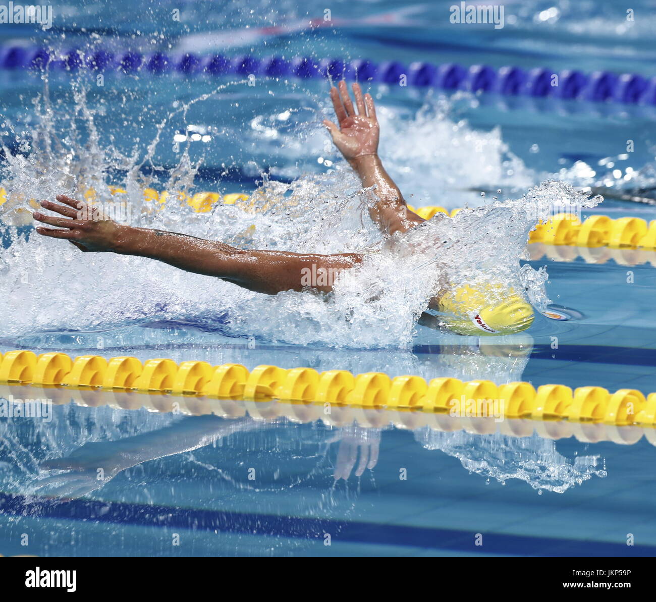 Budapest. 24th July, 2017. Sarah Sjostrom of Sweden competes during the ...