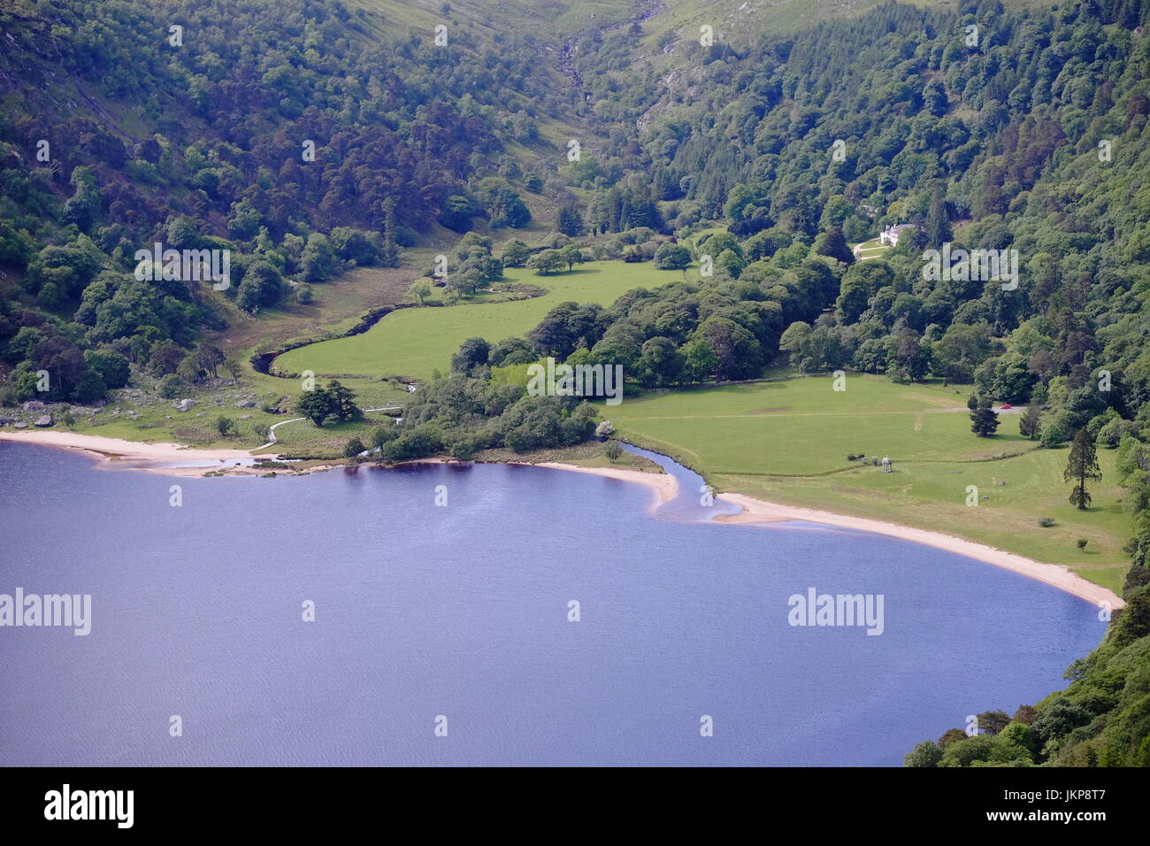 Guinness lake, Lough Tay, Dublin, Ireland Stock Photo - Alamy