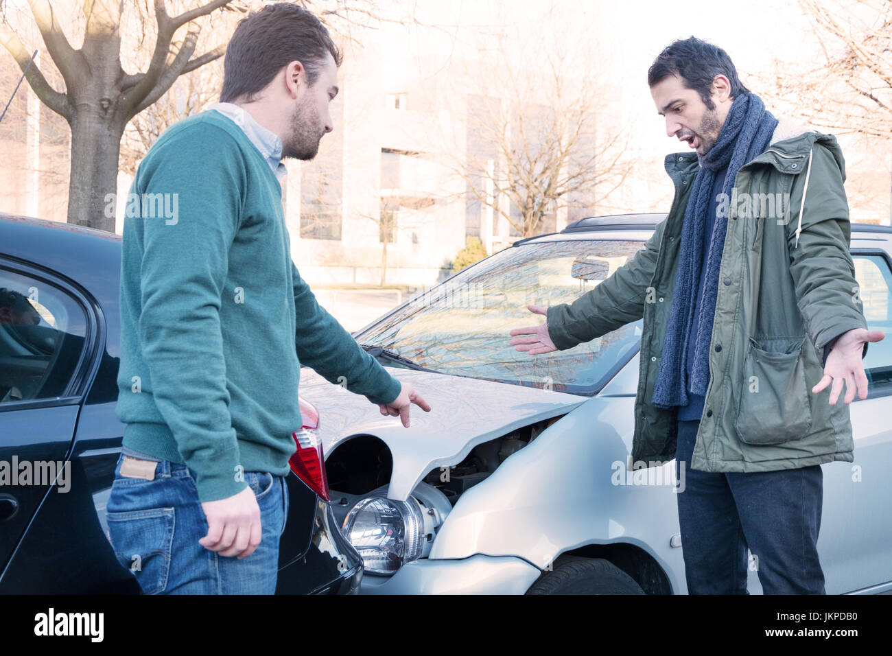 Crash two person hi-res stock photography and images - Alamy