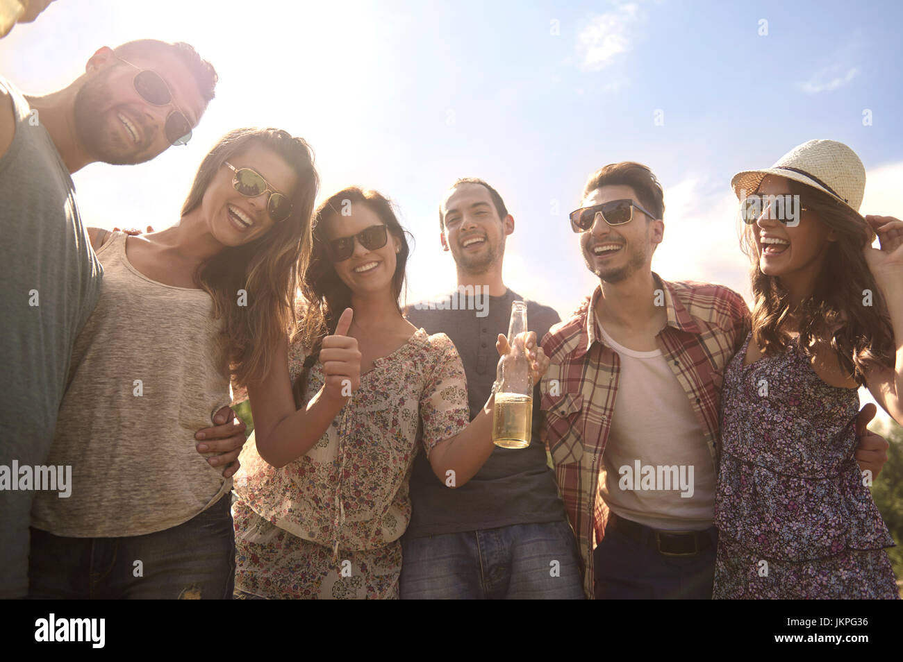 Strong friendship between young people Stock Photo - Alamy