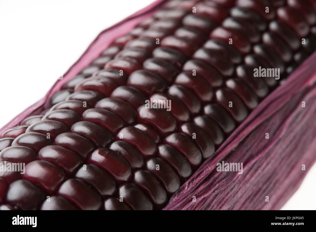 purple corn isolated on white background Stock Photo - Alamy