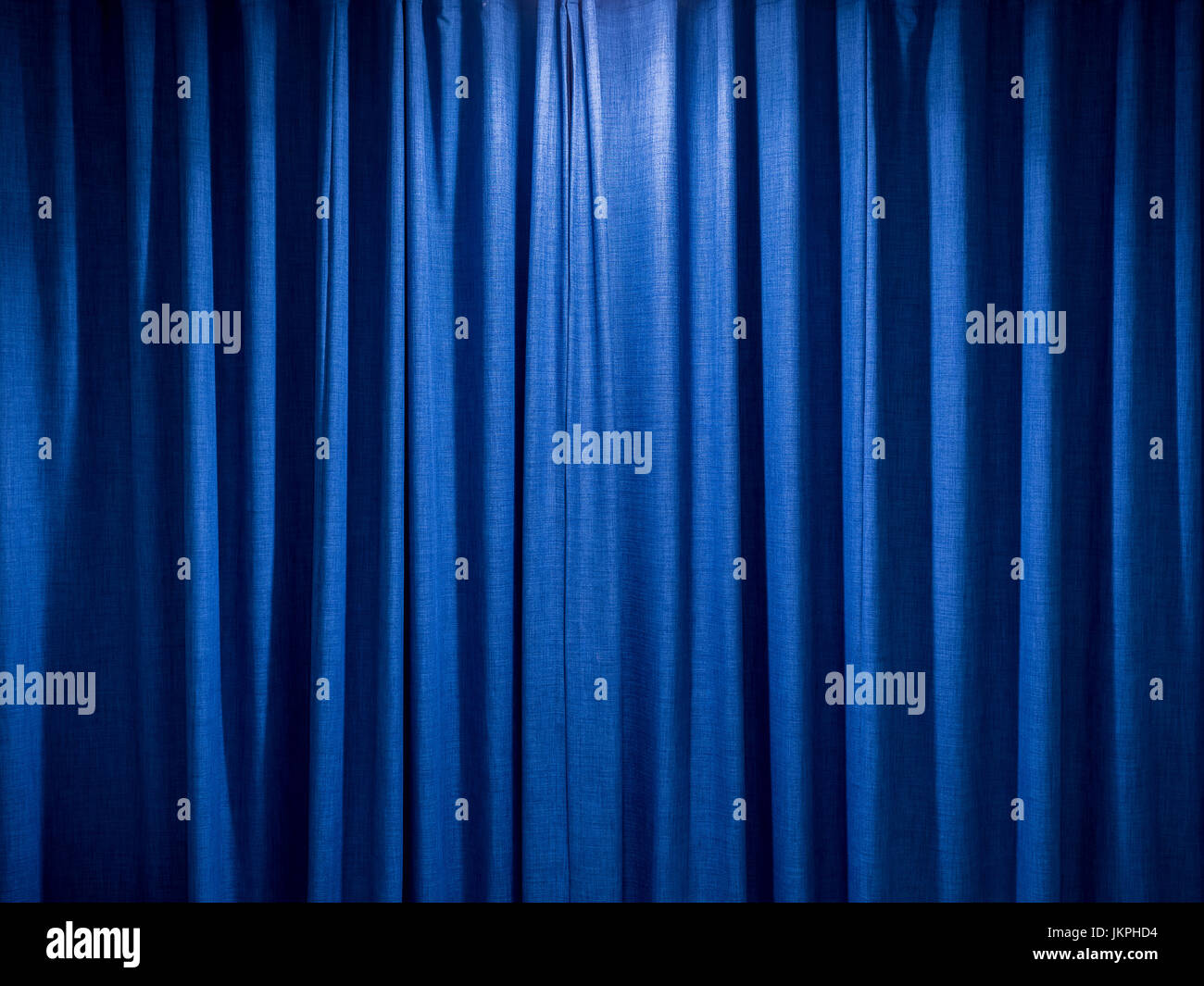 blue curtain background with satin cloth texture Stock Photo - Alamy