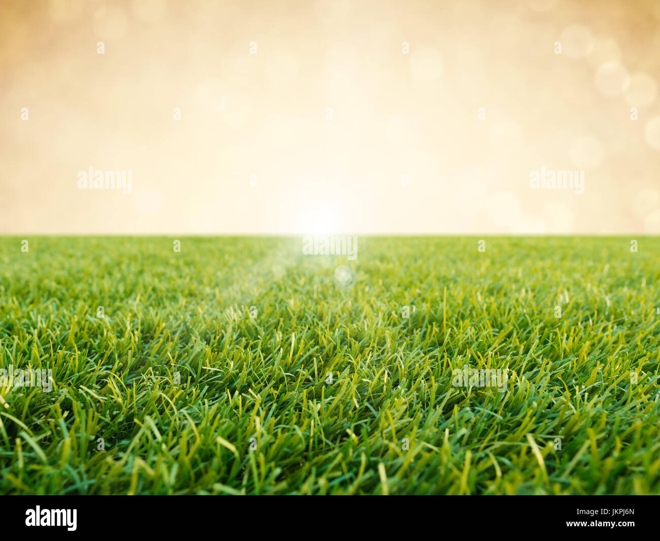 green grass or turf on gold background Stock Photo - Alamy