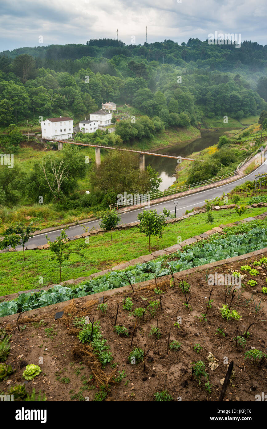 Portomarin bridge hi-res stock photography and images - Alamy
