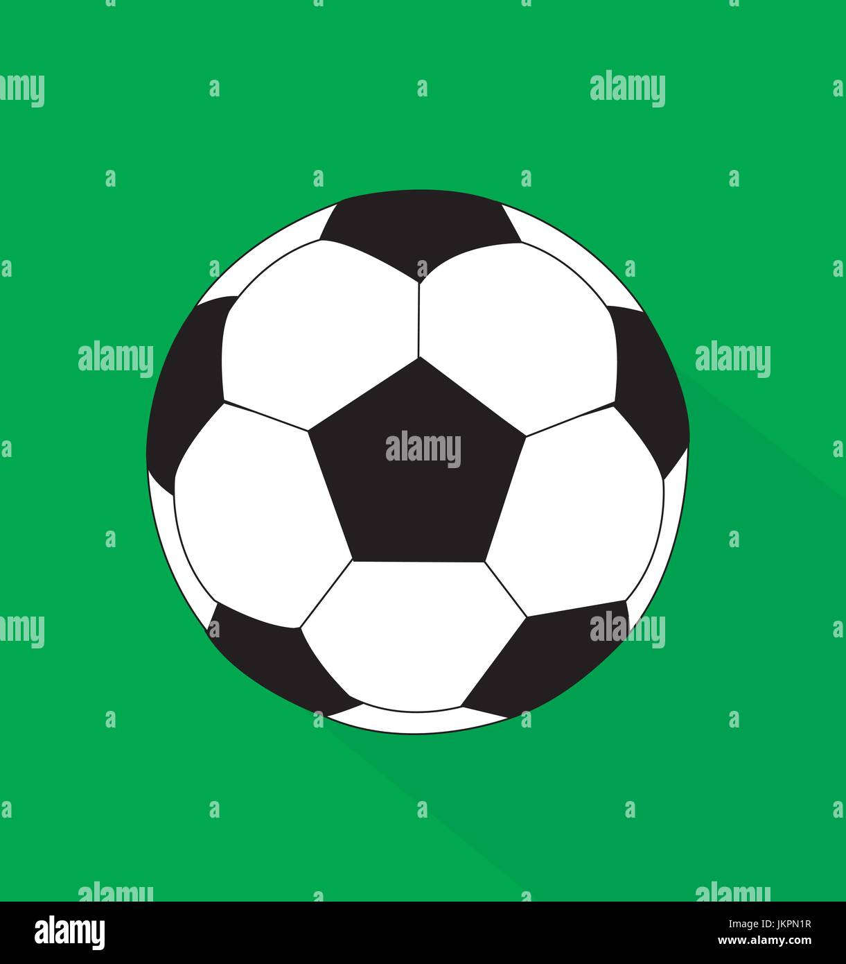 vector soccer ball flat style Stock Vector Image & Art - Alamy