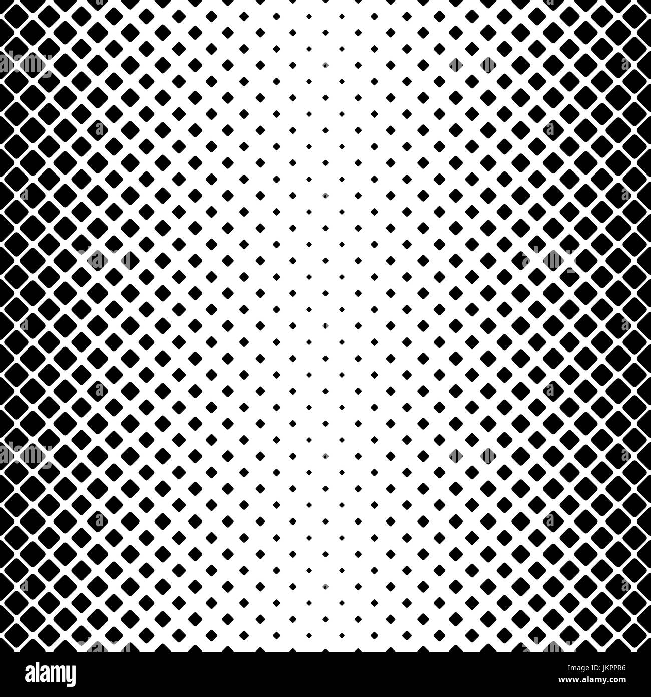 Monochrome abstract square pattern background - black and white geometrical vector design from ...