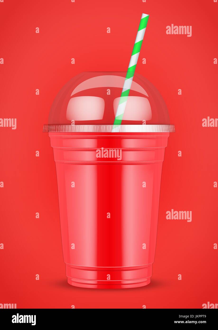 Red transparent plastic Stock Vector Images - Alamy