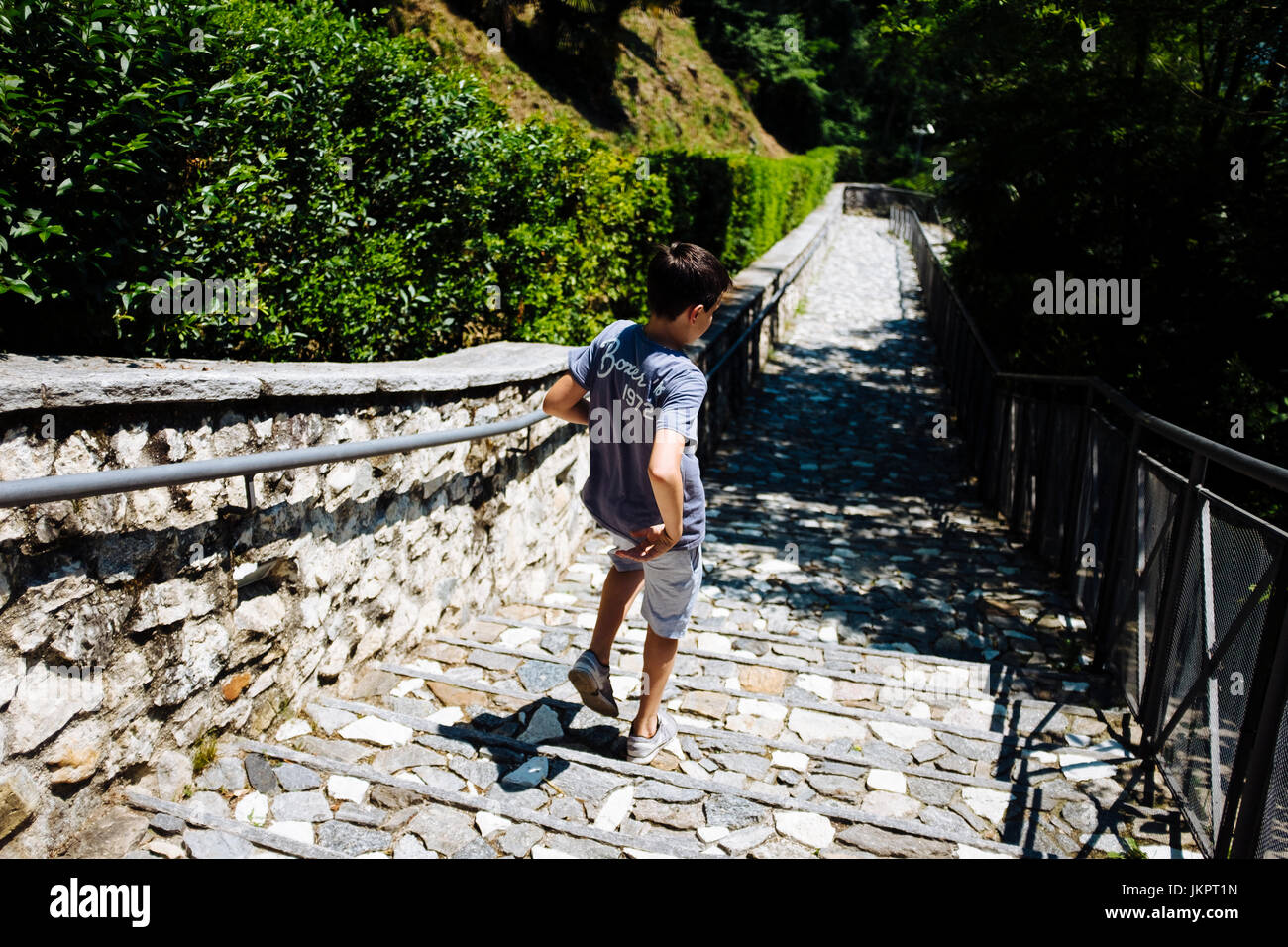 Baby step down Stock Photo - Alamy