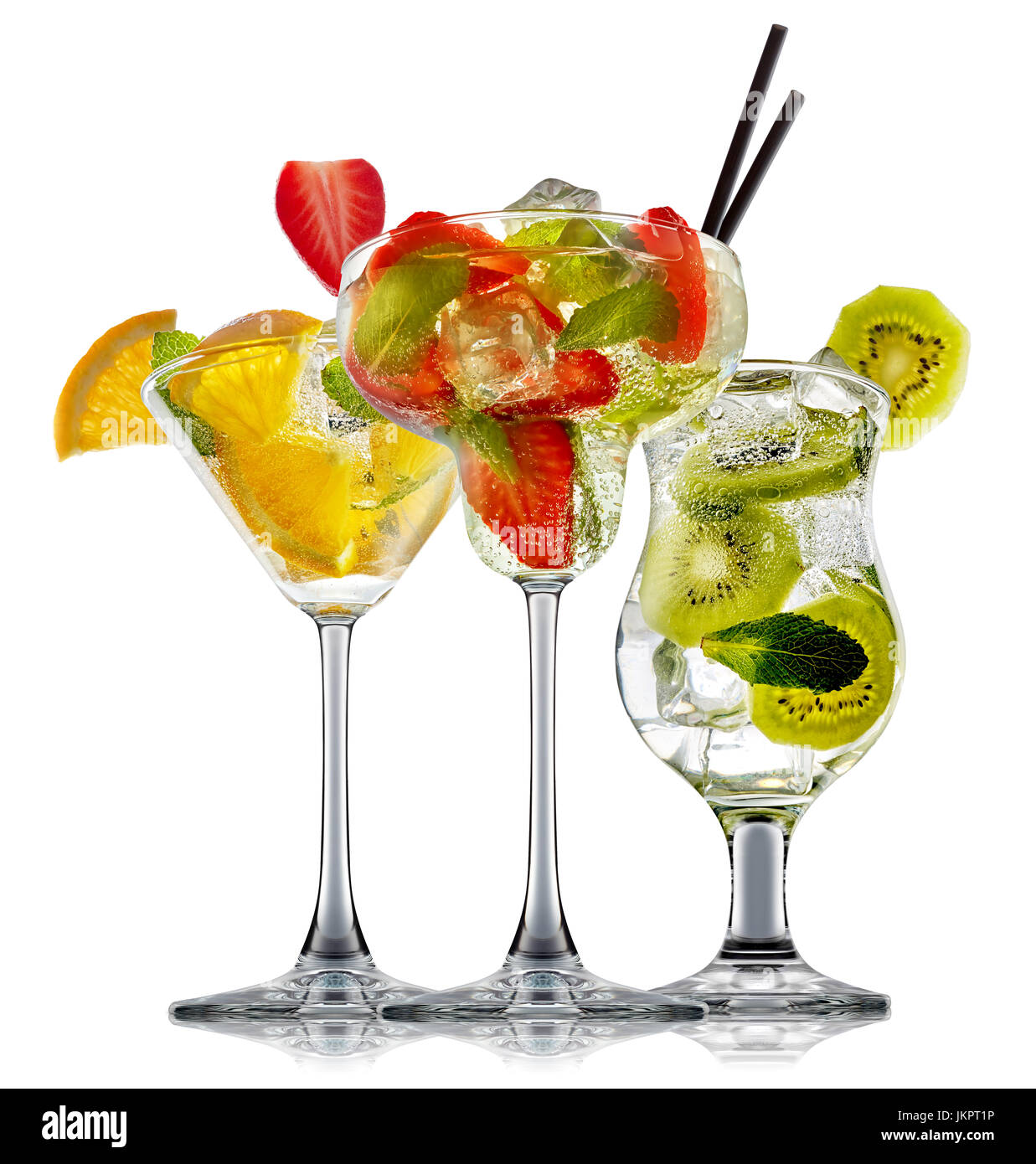 alcohol cocktail set Stock Photo - Alamy