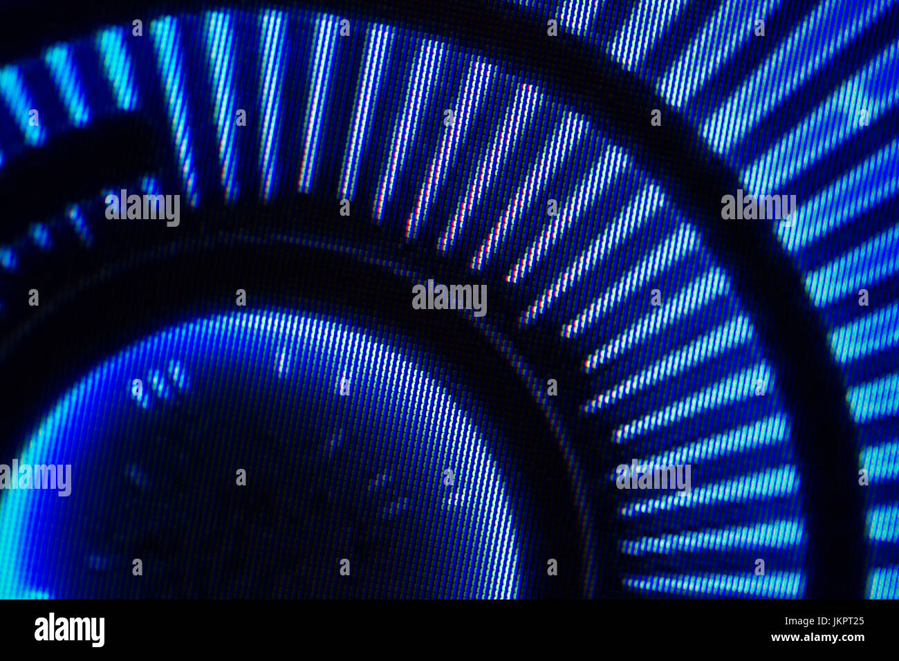 Light emitting diodes nacro for LED display. Digital LED screen blue ...