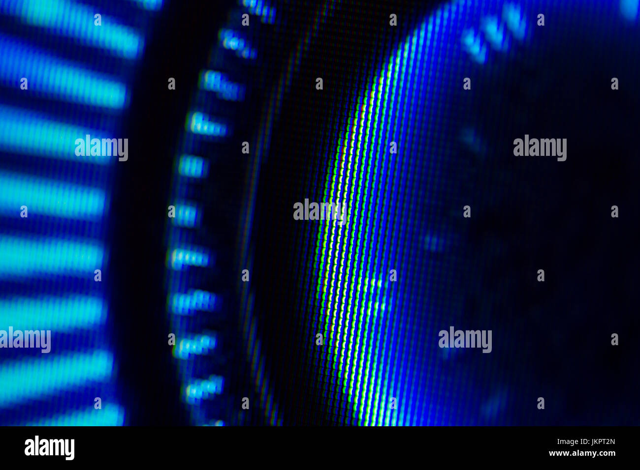 Light emitting diodes nacro for LED display. Digital LED screen blue ...