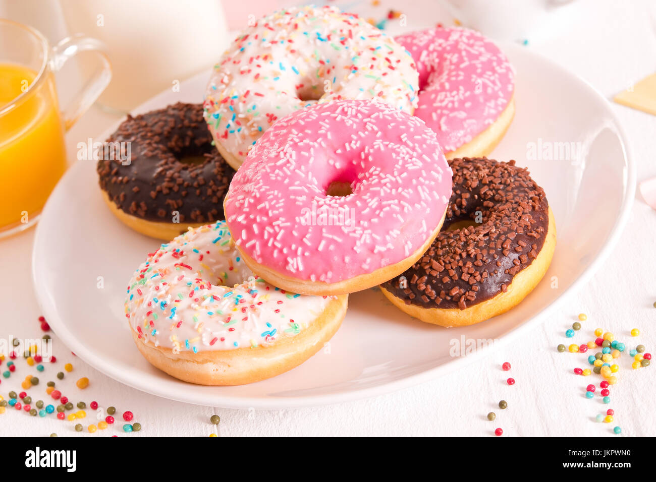 American donuts hi-res stock photography and images - Alamy