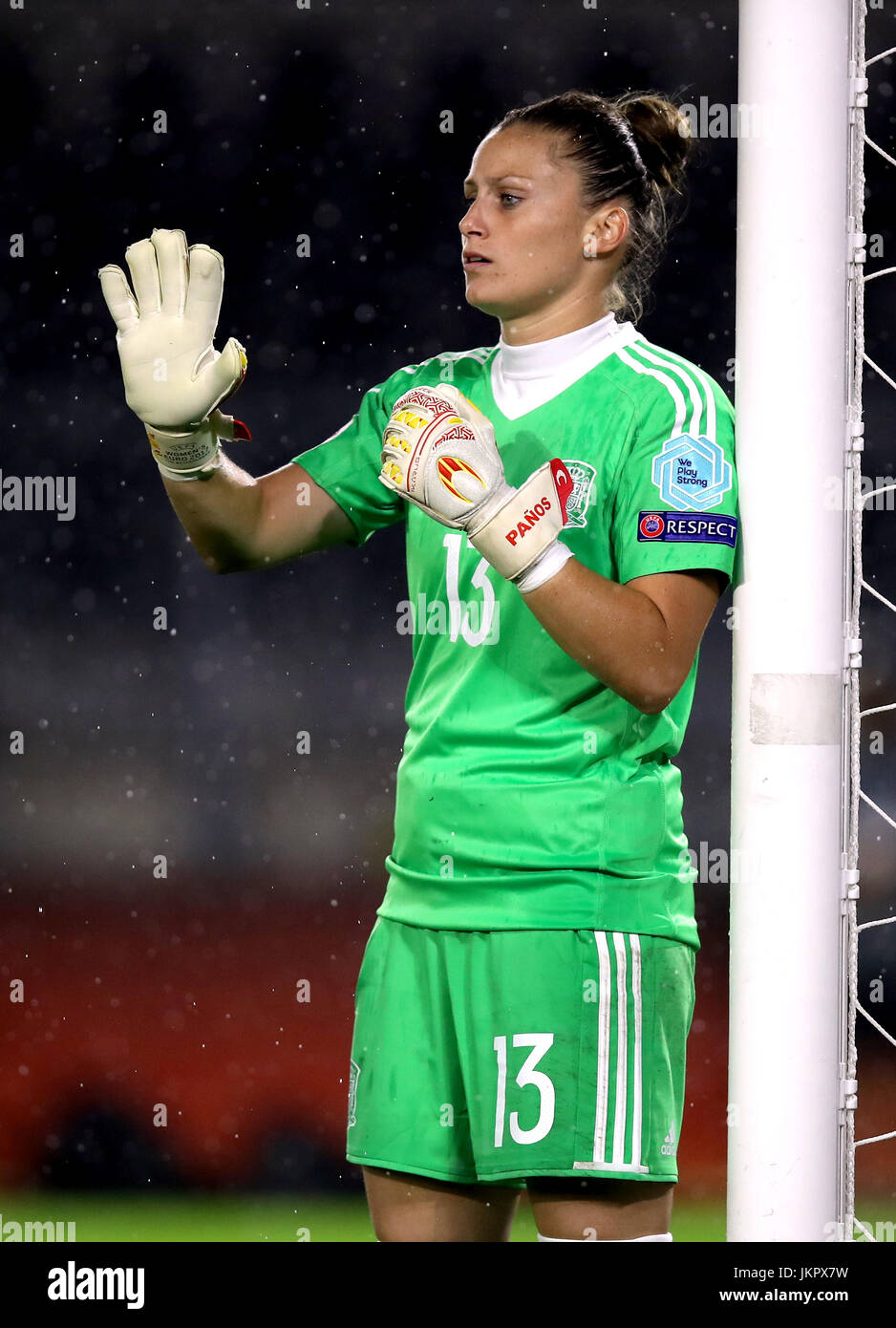 Spain's goalkeeper Sandra Panos Stock Photo - Alamy