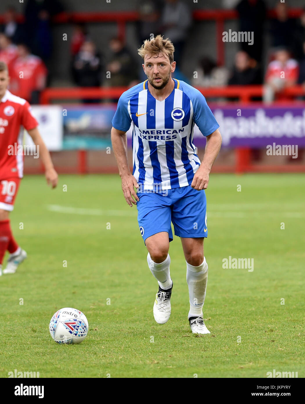 Dale Stephens of Brighton during the Friendly match between Crawley ...
