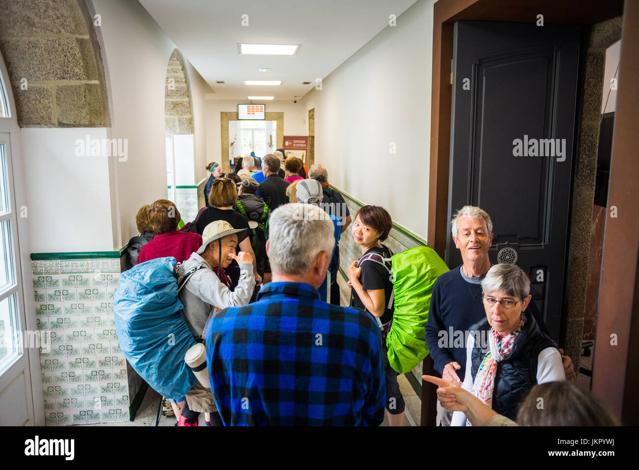 Pilgrims reception office hi-res stock photography and images - Alamy