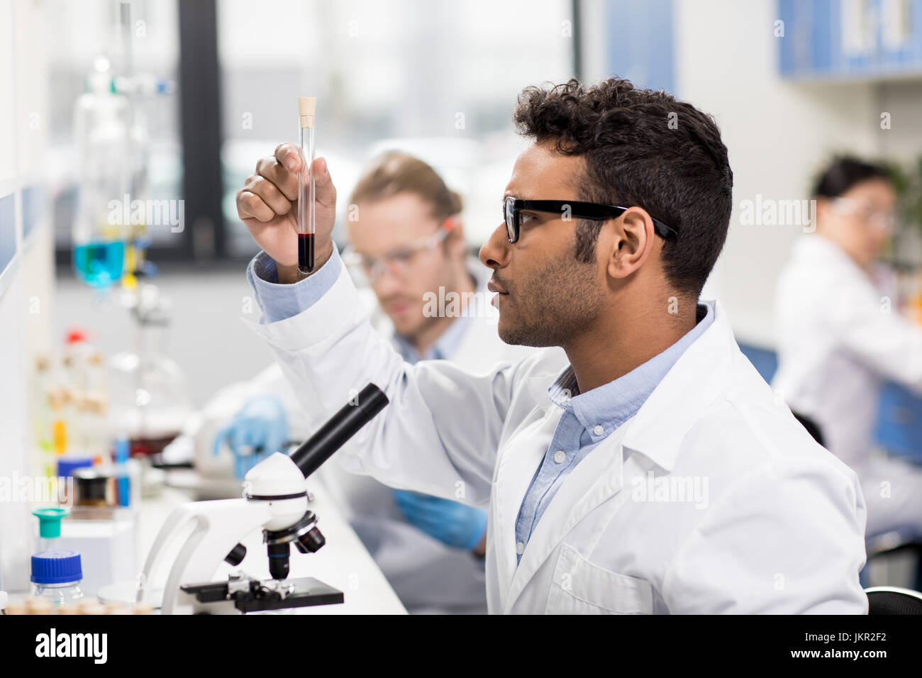 African looking test tube hi-res stock photography and images - Alamy