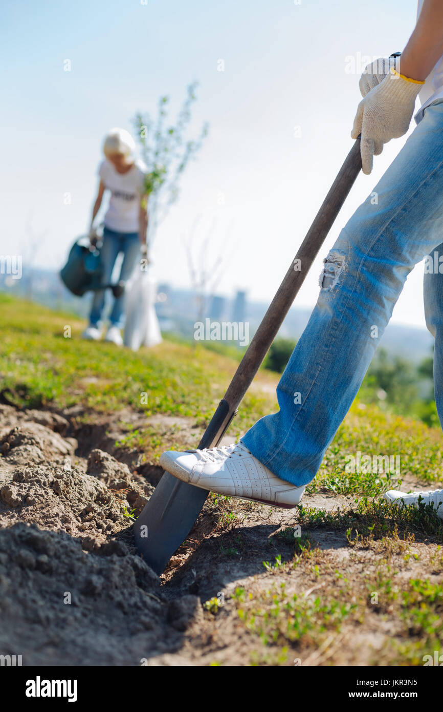 Digging holes equipment hi-res stock photography and images - Alamy