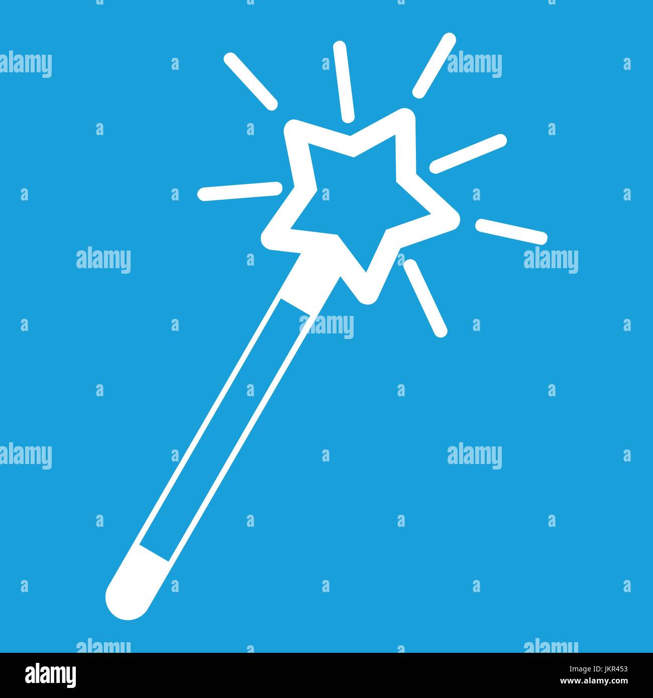 Magic wand icon white Stock Vector Image & Art - Alamy