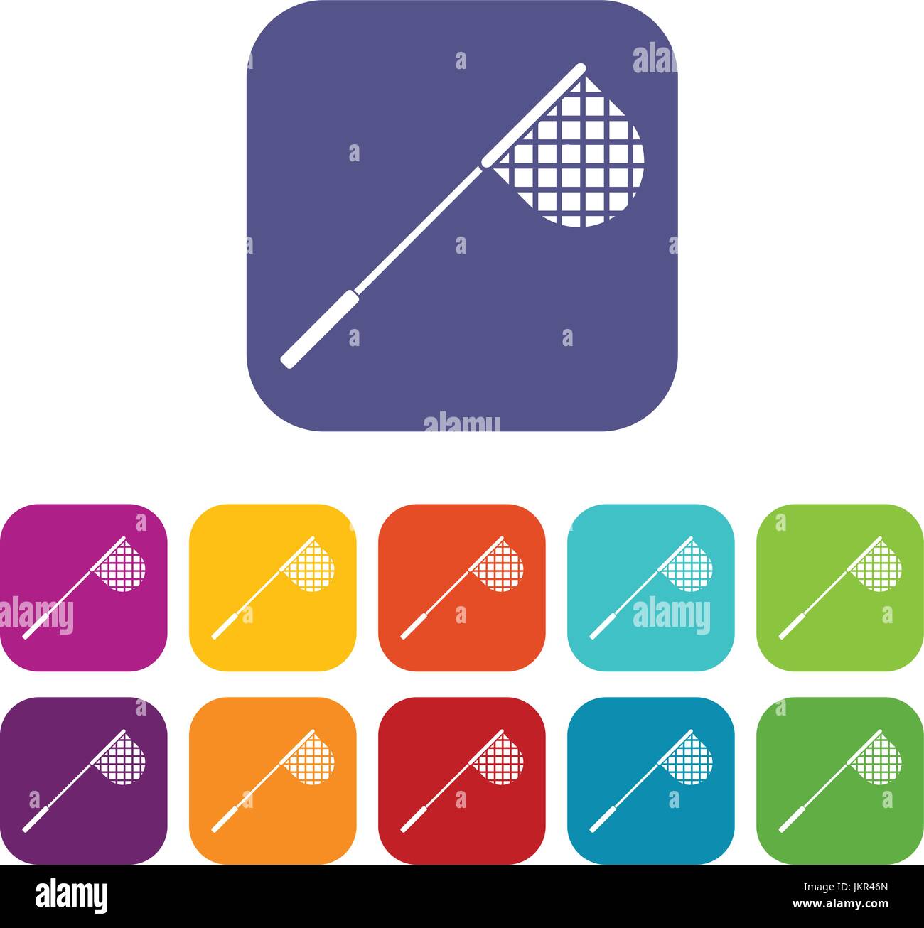 Fishing net icons set Stock Vector Image & Art - Alamy