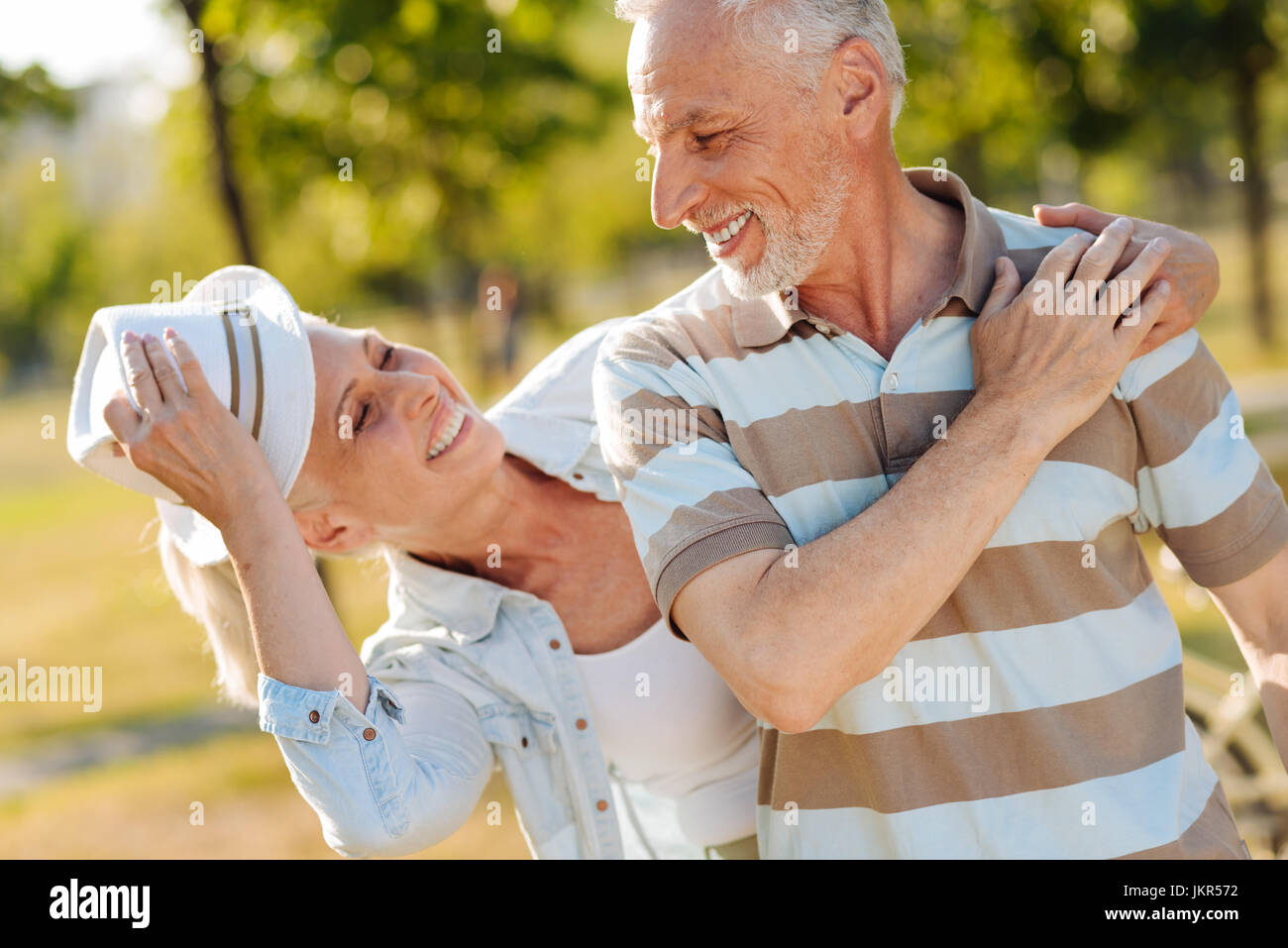 Couple hobby weekend together playing hi-res stock photography and ...