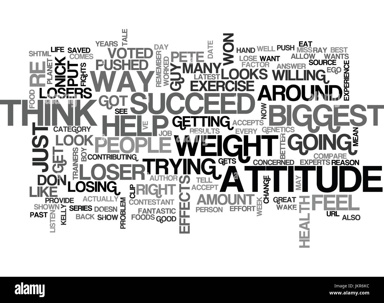 Biggest Loser Stock Photos & Biggest Loser Stock Images - Alamy