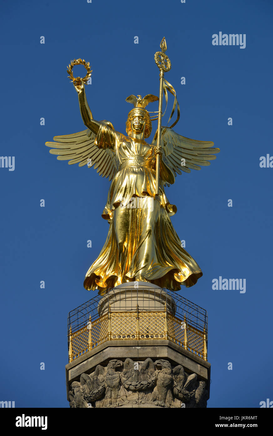 Victory column, big star, zoo, middle, Berlin, Germany, Siegessaeule ...