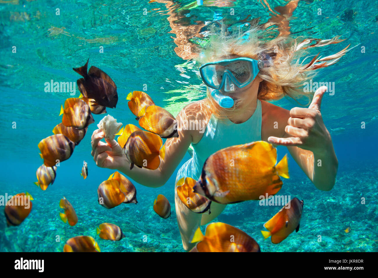 Woman Swimming Underwater High Resolution Stock Photography and Images ...