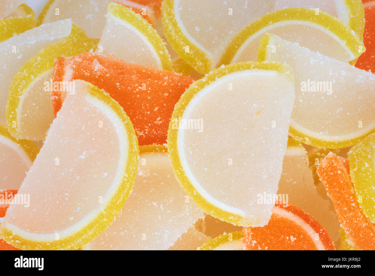 many Multicolor Fruit Jelly Stock Photo - Alamy