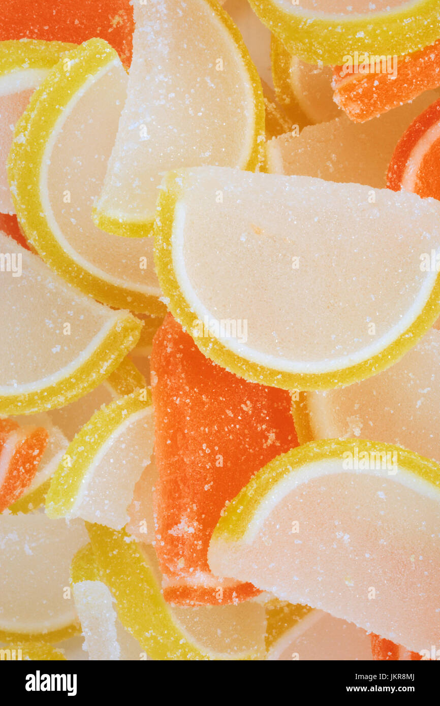 many Multicolor Fruit Jelly Stock Photo - Alamy