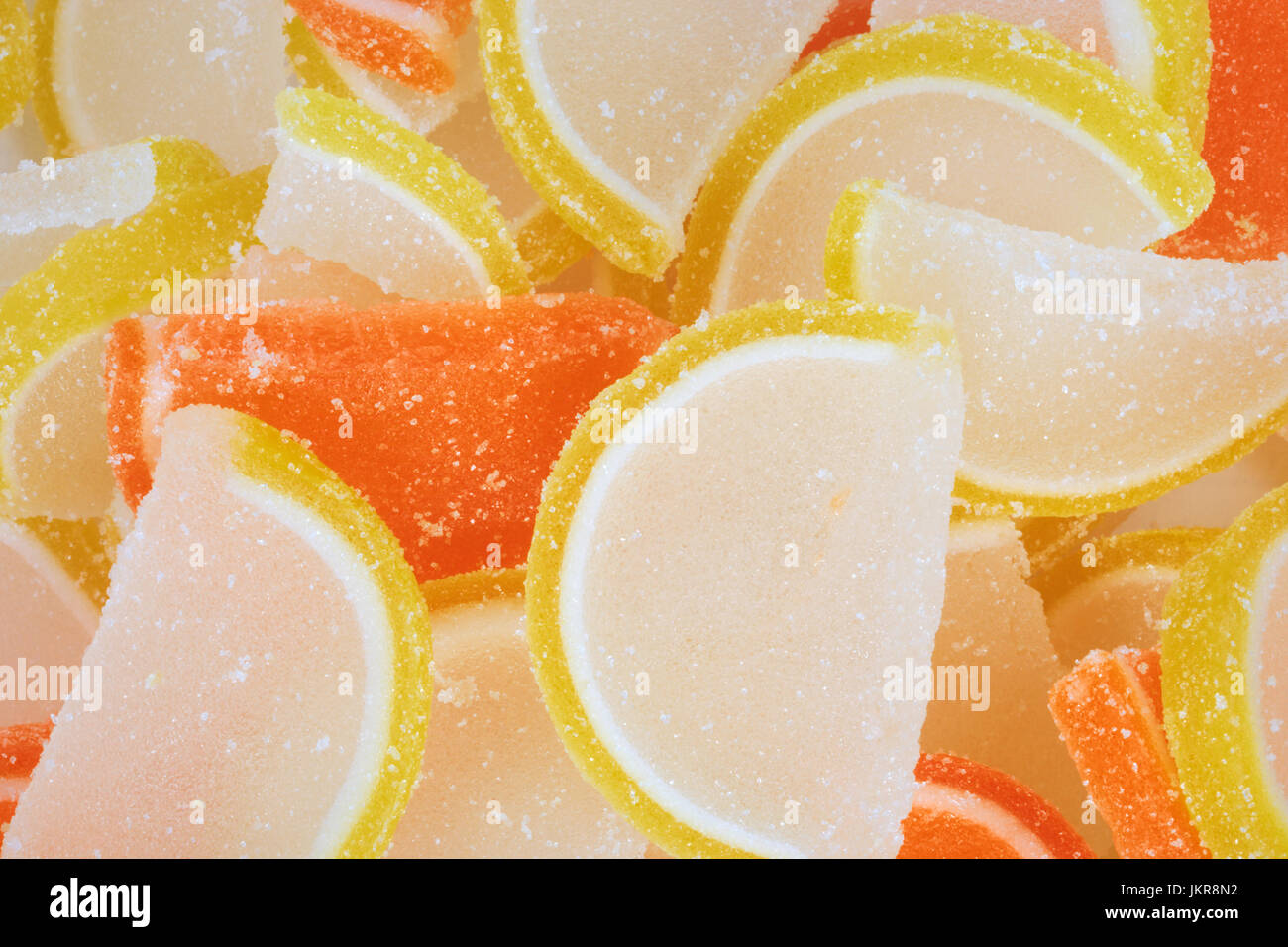 many Multicolor Fruit Jelly Stock Photo - Alamy