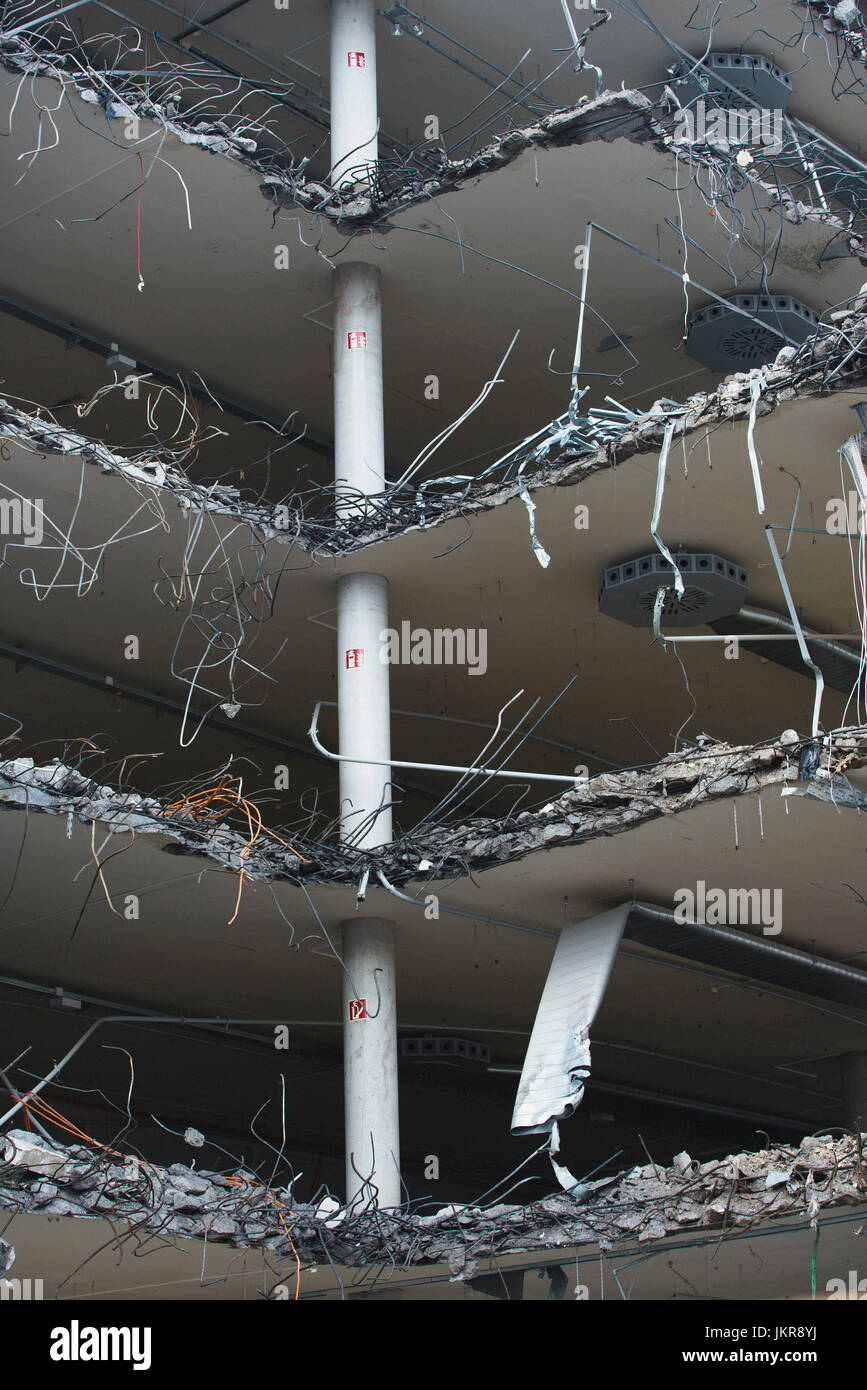 Full frame shot of demolished building Stock Photo - Alamy