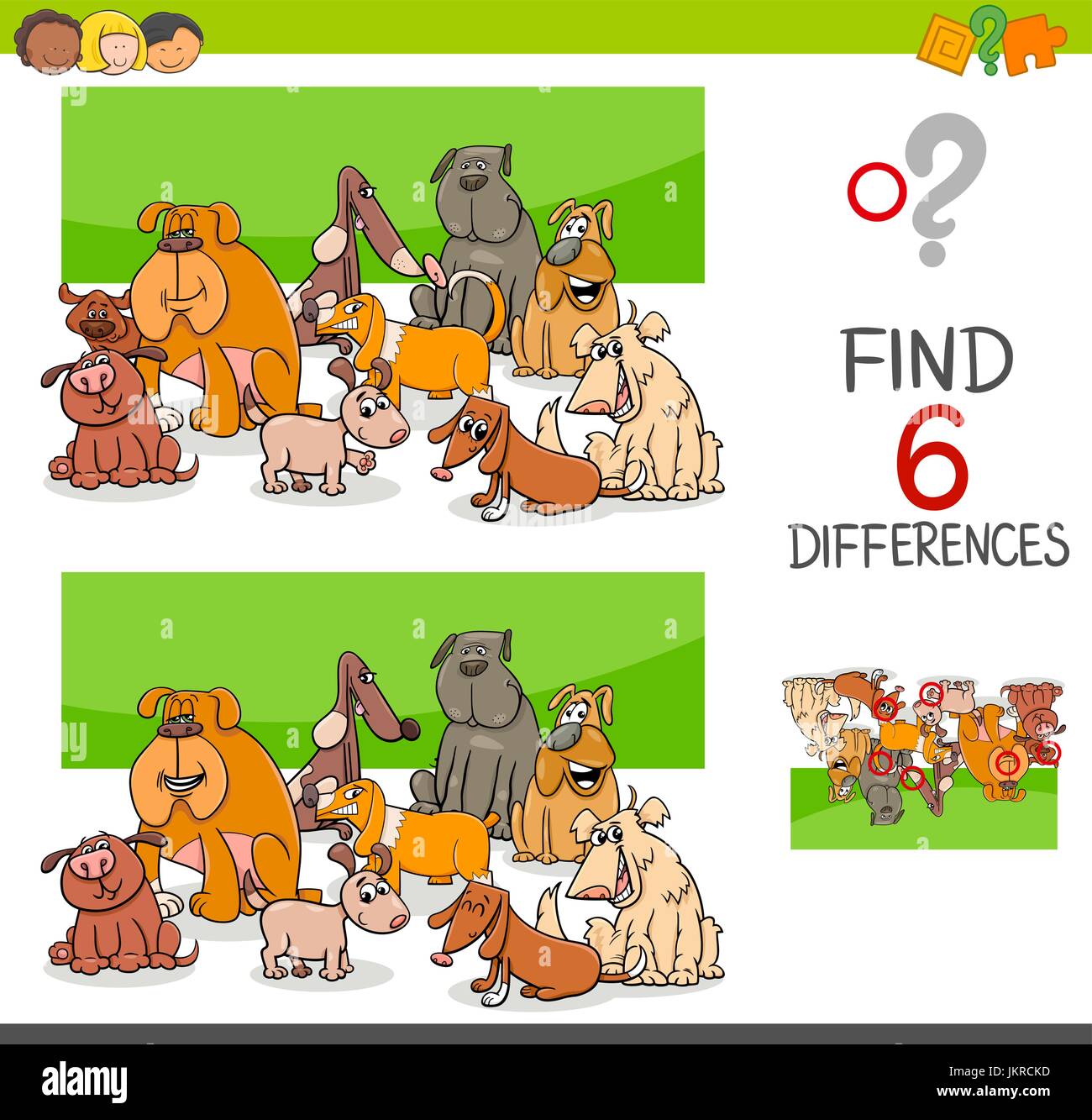 Spot The Difference Cartoon