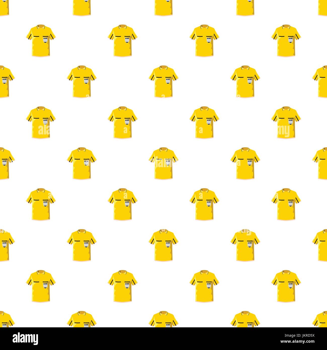 Yellow soccer referee shirt pattern Stock Vector Image & Art - Alamy