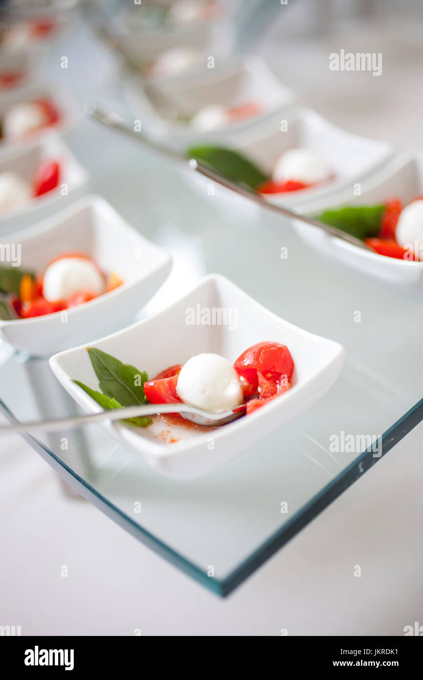 FINGER FOOD: CAPRESE Stock Photo - Alamy
