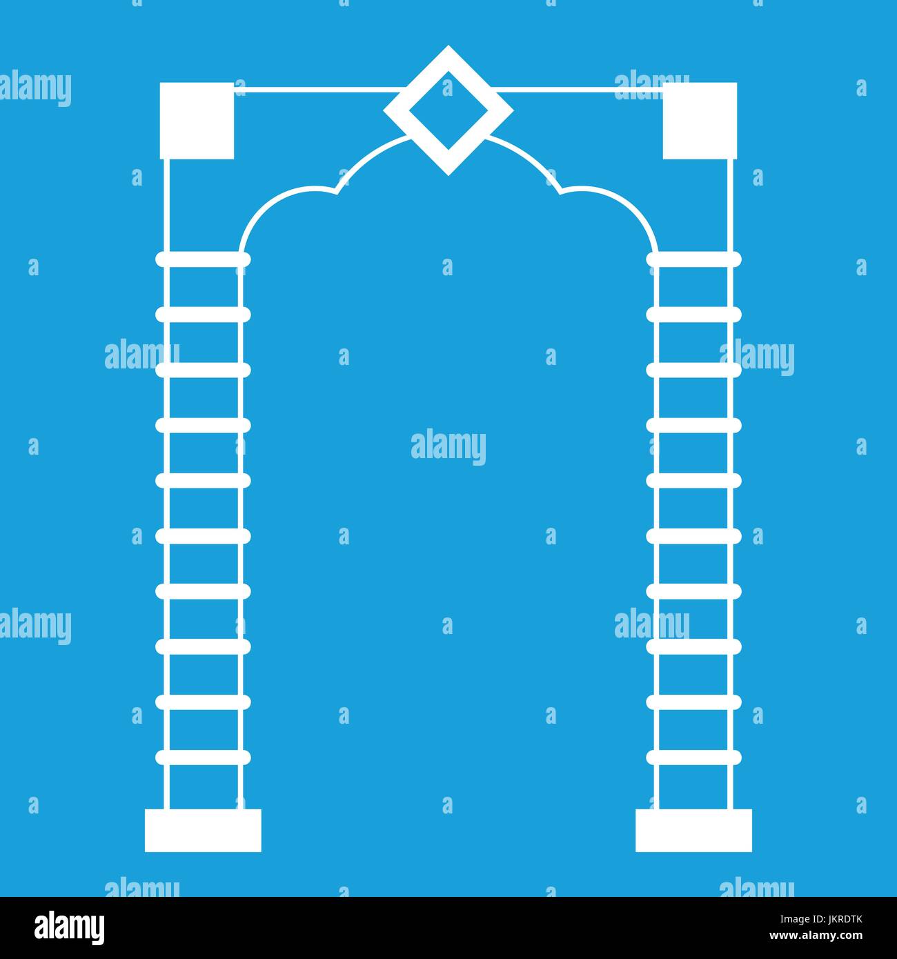 Arch icon white Stock Vector Image & Art - Alamy