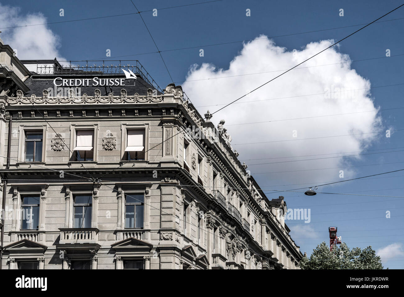 Credit Suisse, Paradeplatz, Zurich, Switzerland Stock Photo - Alamy