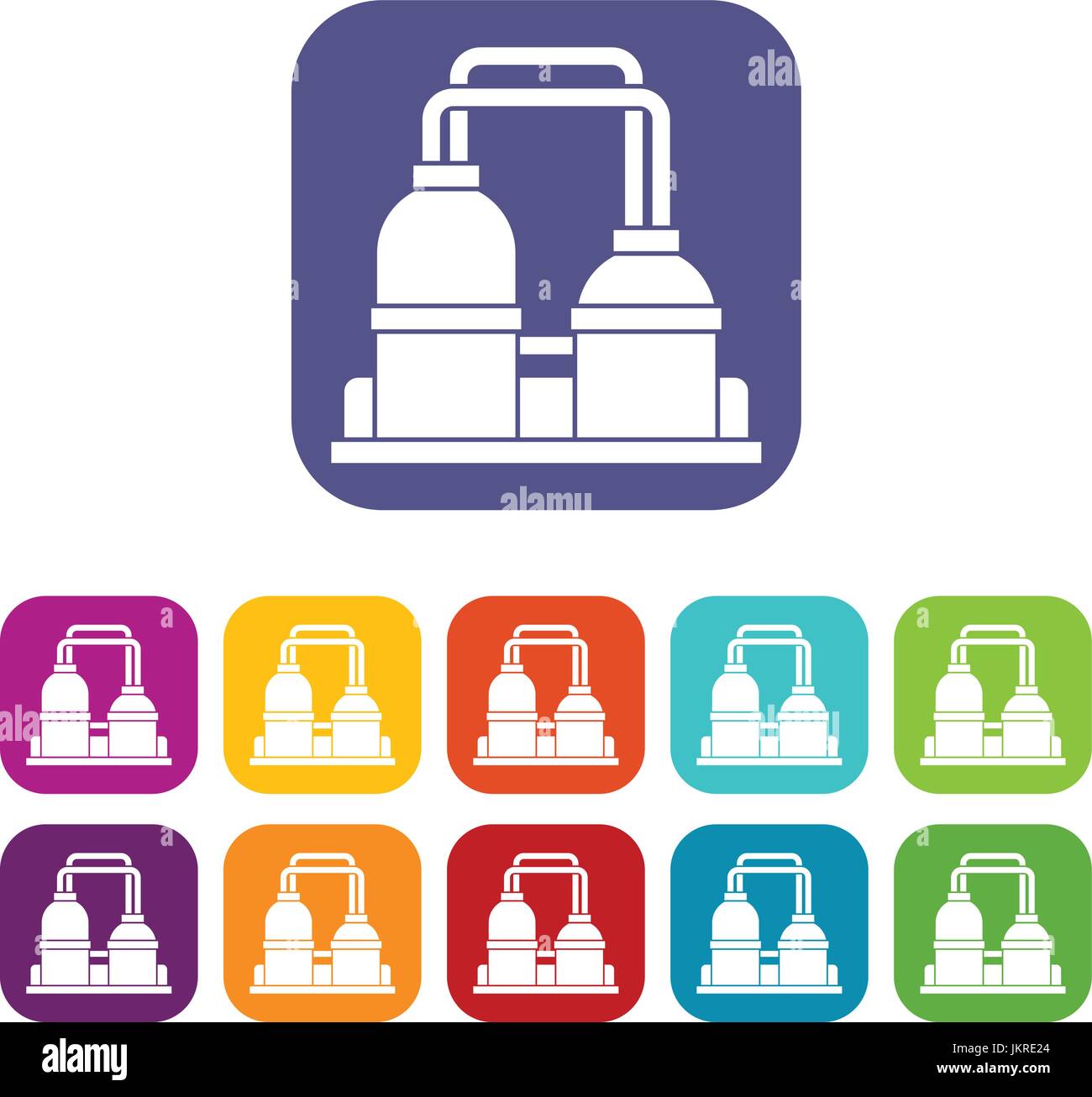 Petrochemical processing equipment Stock Vector Images - Alamy